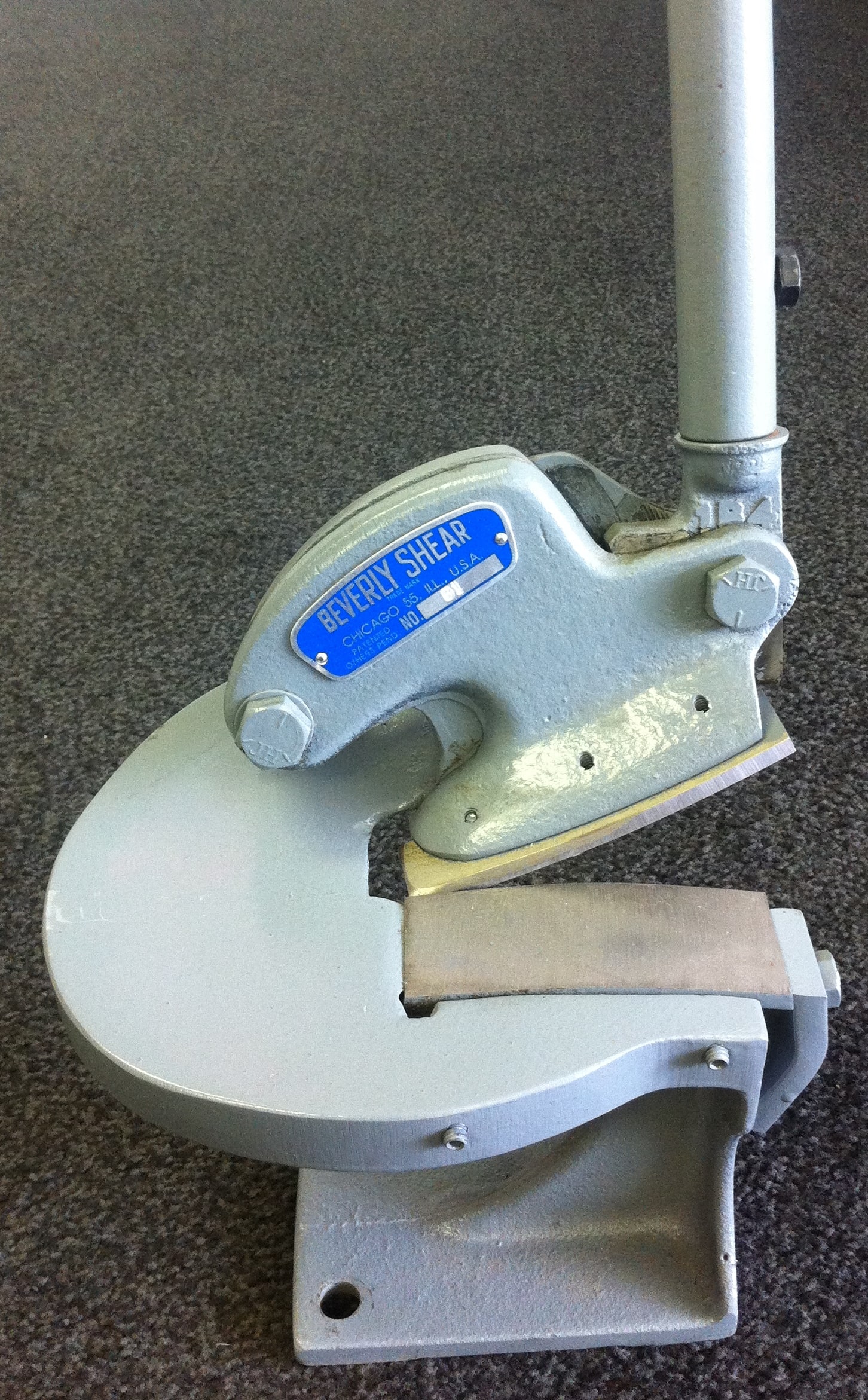 BEVERLY Throatless Shear, 14 ga., Model B1 - Westway Machinery
